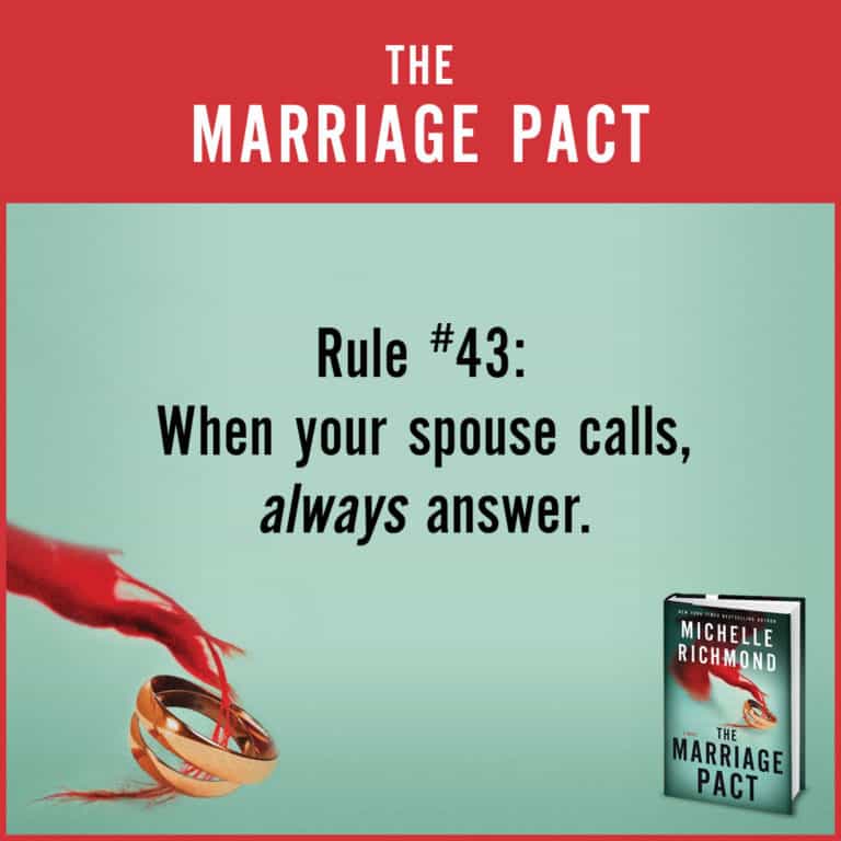 Marriage Pact Challenge - Michelle Richmond